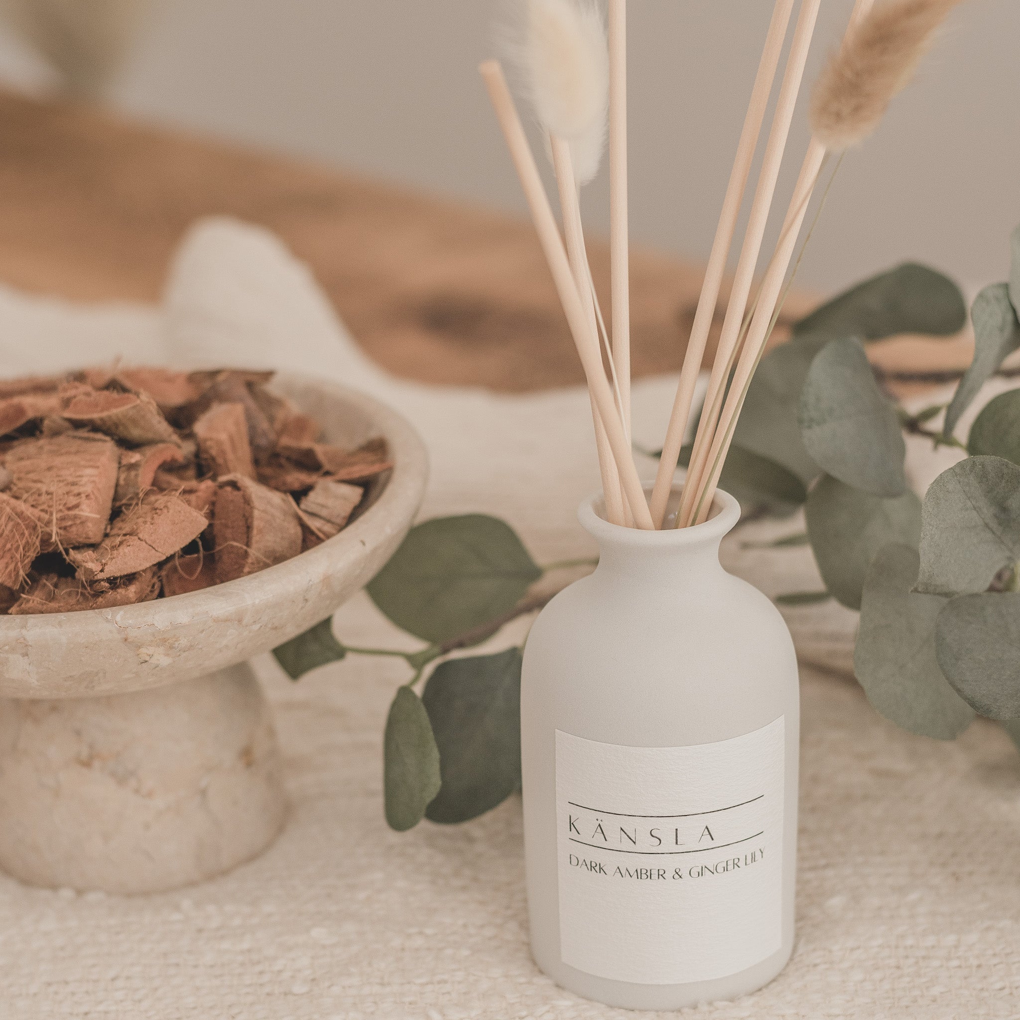 Dark Amber & Ginger Lily Reed Diffuser – Känsla
